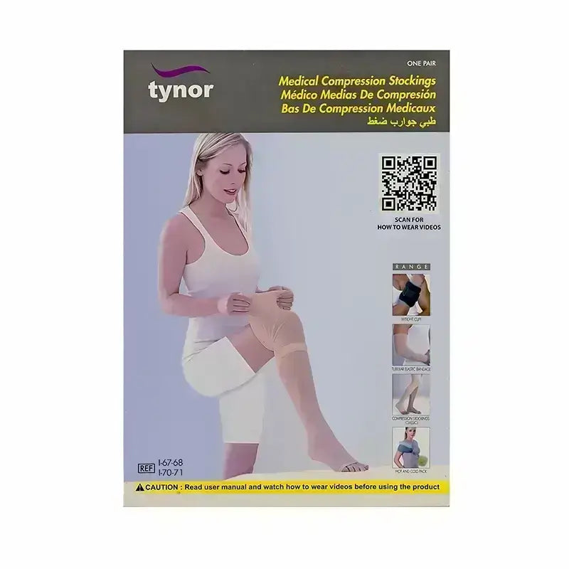 Tynor Medical Compression Stocking Mid Thigh C2 L 1 Pair I70 – offersonly
