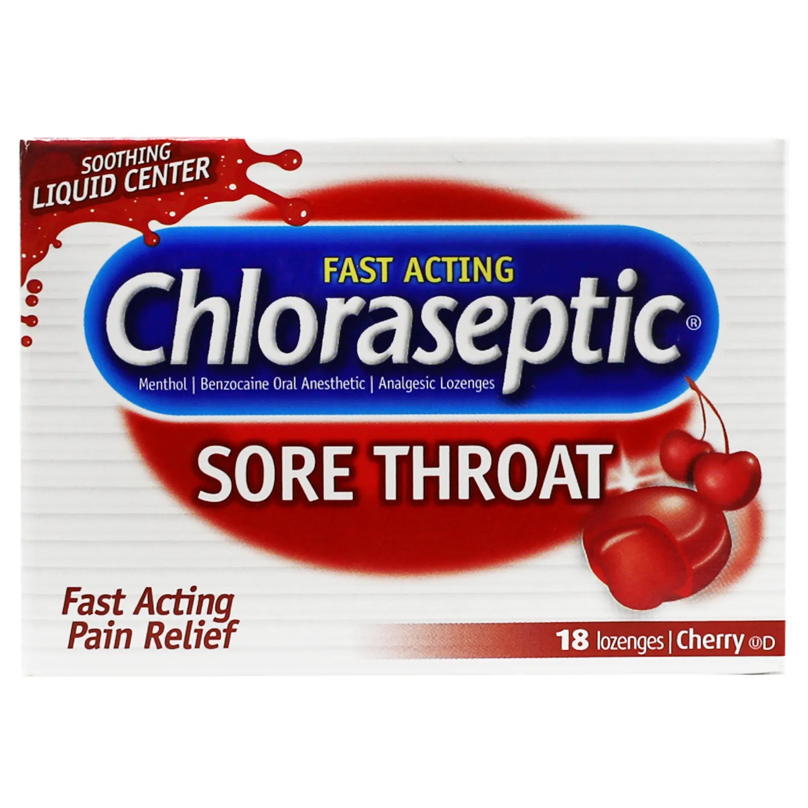 Chloraseptic Cherry Lozenges 18S for sore throat – offersonly
