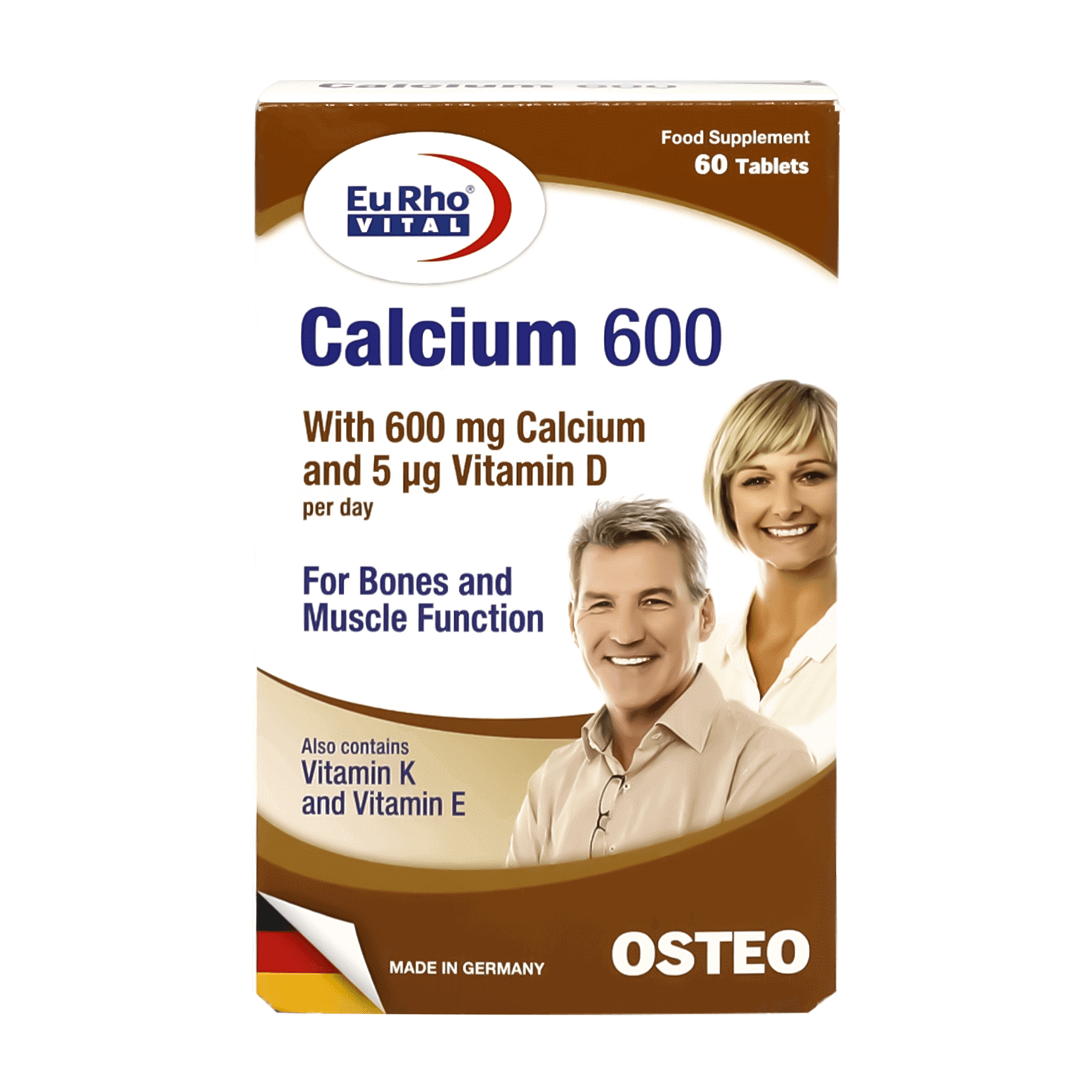 EuRho Vital Calcium 600 mg Tabs 60'S – offersonly