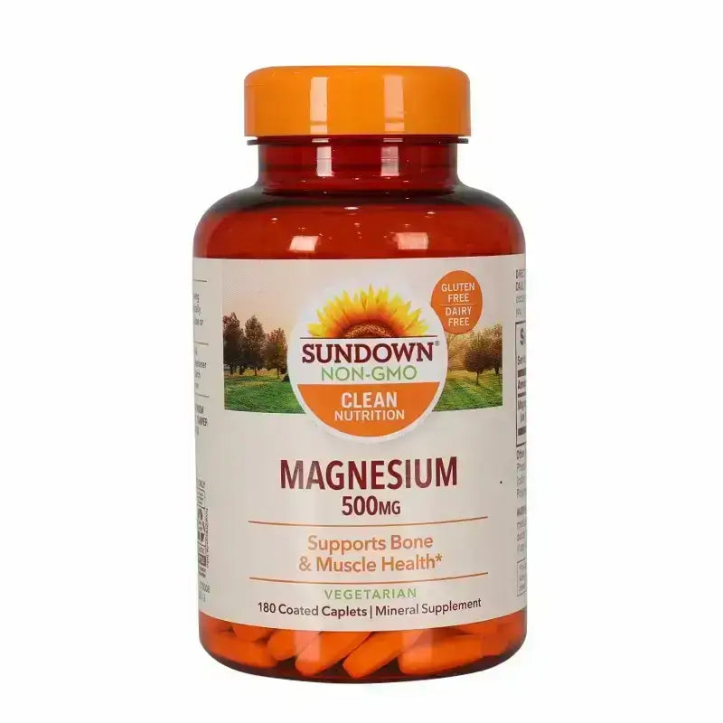 Sundown Magnesium 500 mg 180 Caplets – offersonly