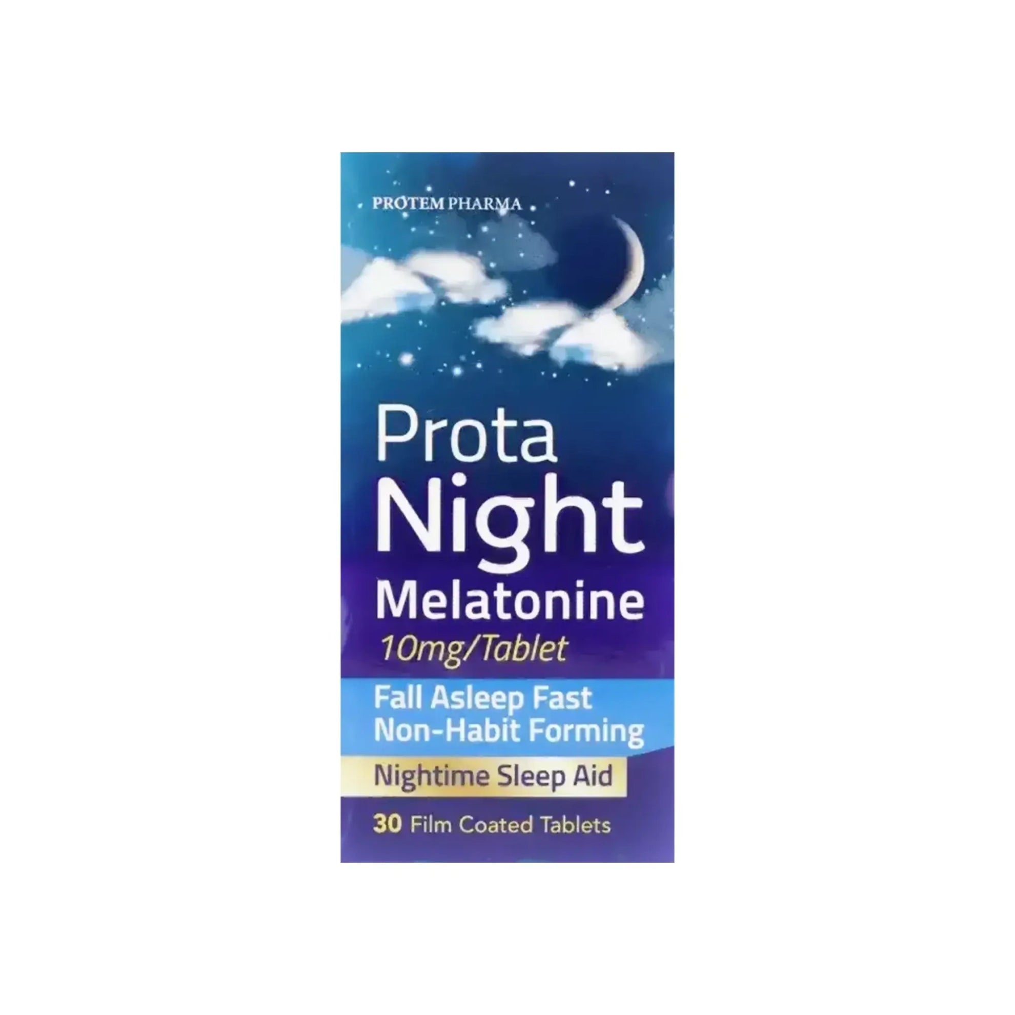 Protem Pharma Prota Night Melatonin 10mg 30 Tablets – offersonly
